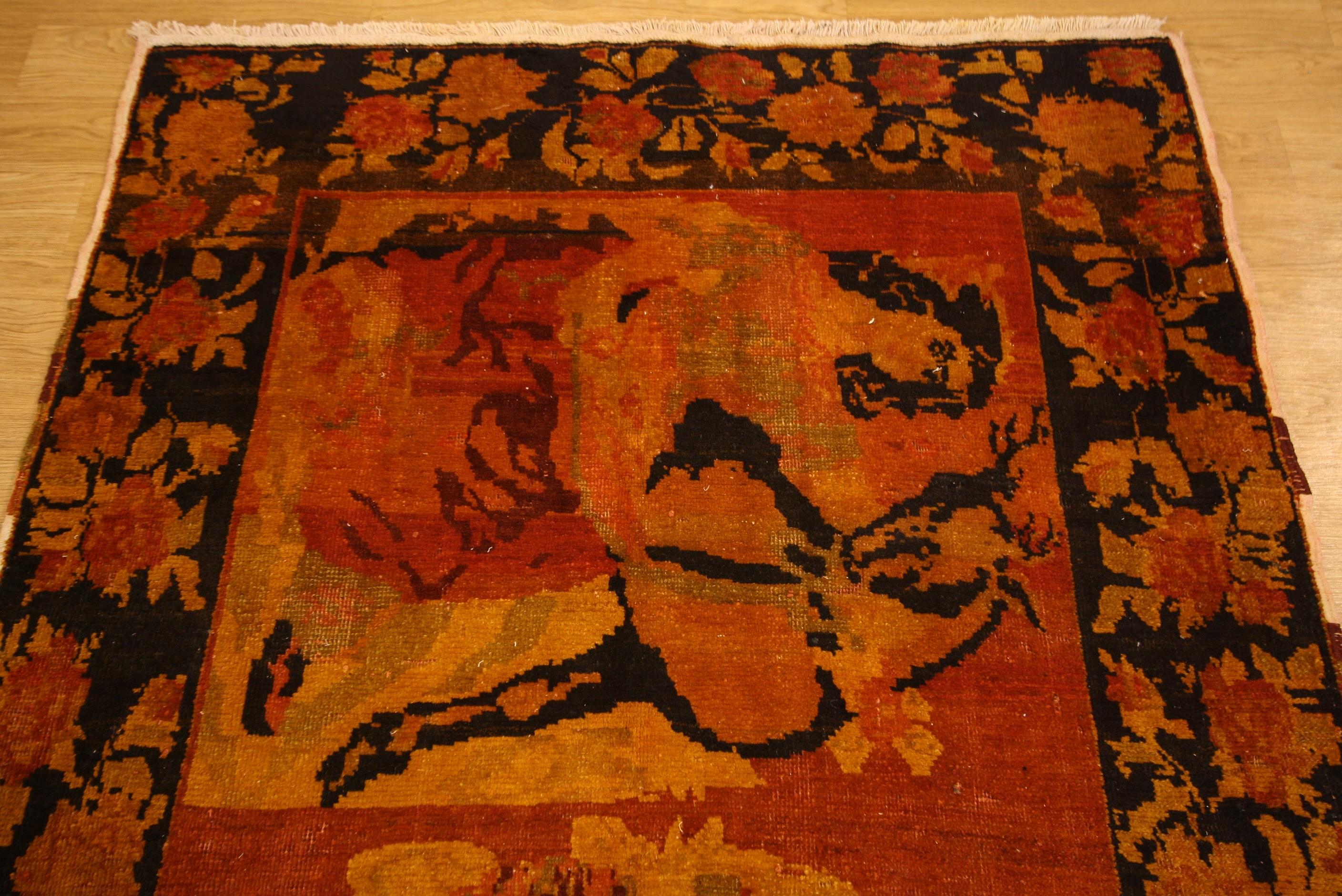 Red 4 4 X 9 3 Karabakh Runner Rug ESaleRugs red-4-4-x-9-3-karabakh-runner-rug-esalerugs