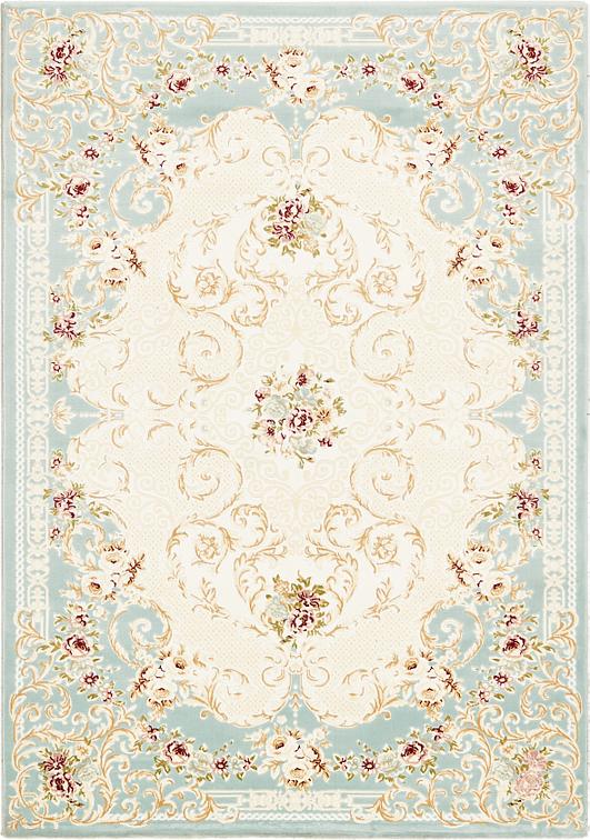 Ivory 6' 7 x 9' 5 Classic Aubusson Rug | Area Rugs | eSaleRugs