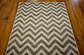 Gray 100cm x 160cm Chevron Rug | Area Rugs | AU Rugs