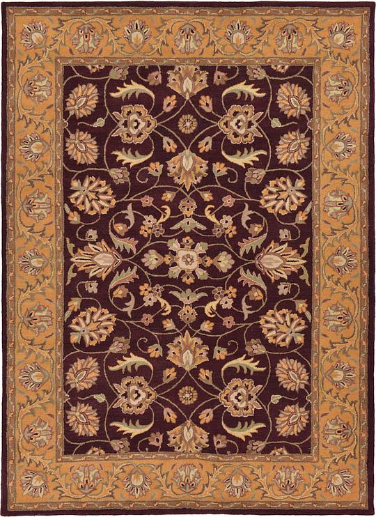 Maroon 250cm x 350cm Classic Agra Rug | Area Rugs | AU Rugs