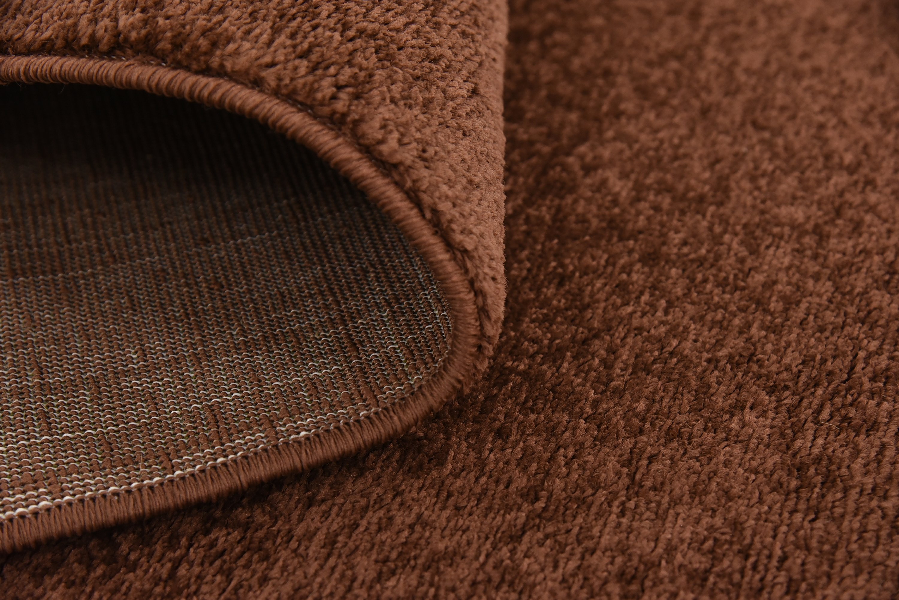 Brown 6' 7 x 9' 10 Solid Basic Rug | Area Rugs | eSaleRugs