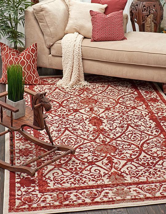 Ivory 8' x 8' Vista Square Rug | Area Rugs | eSaleRugs