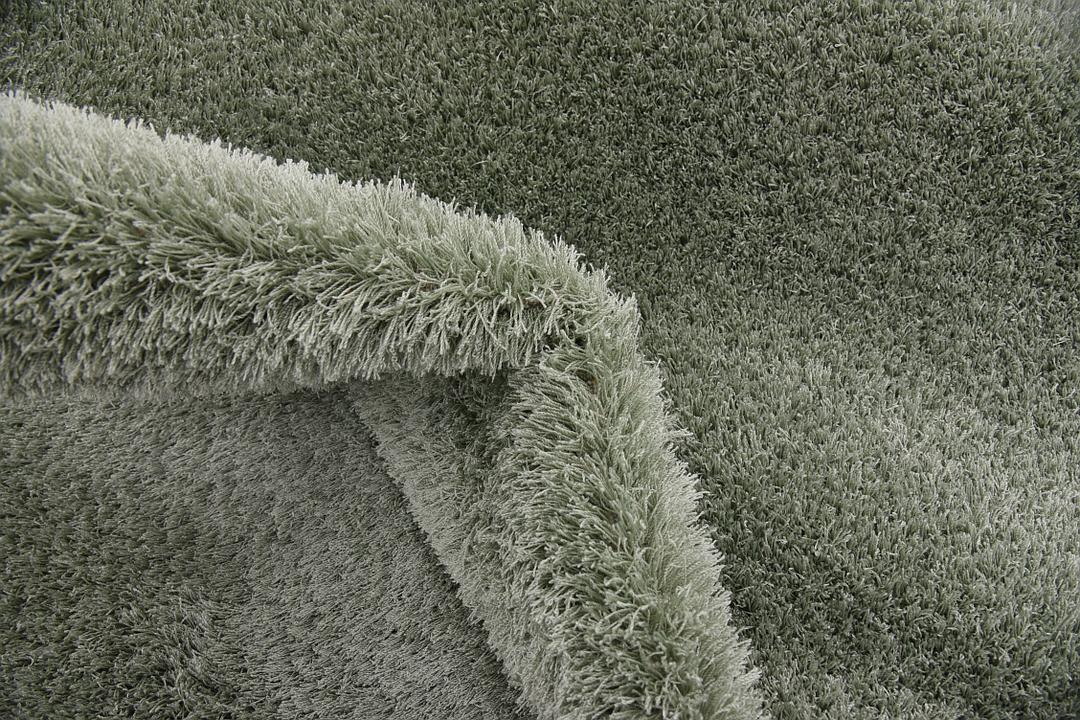 Sage Green 2' 7 x 10' Solid Shag Runner Rug | Rugs.com