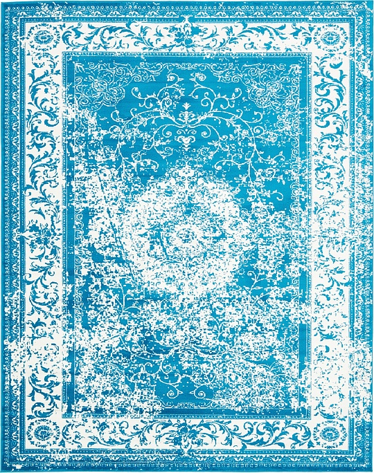 Turquoise 8' x 10' Courtyard Rug | Area Rugs | Rugs.ca
