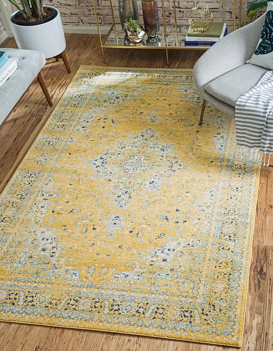 Yellow 8' x 10' Heritage Rug | Area Rugs | eSaleRugs