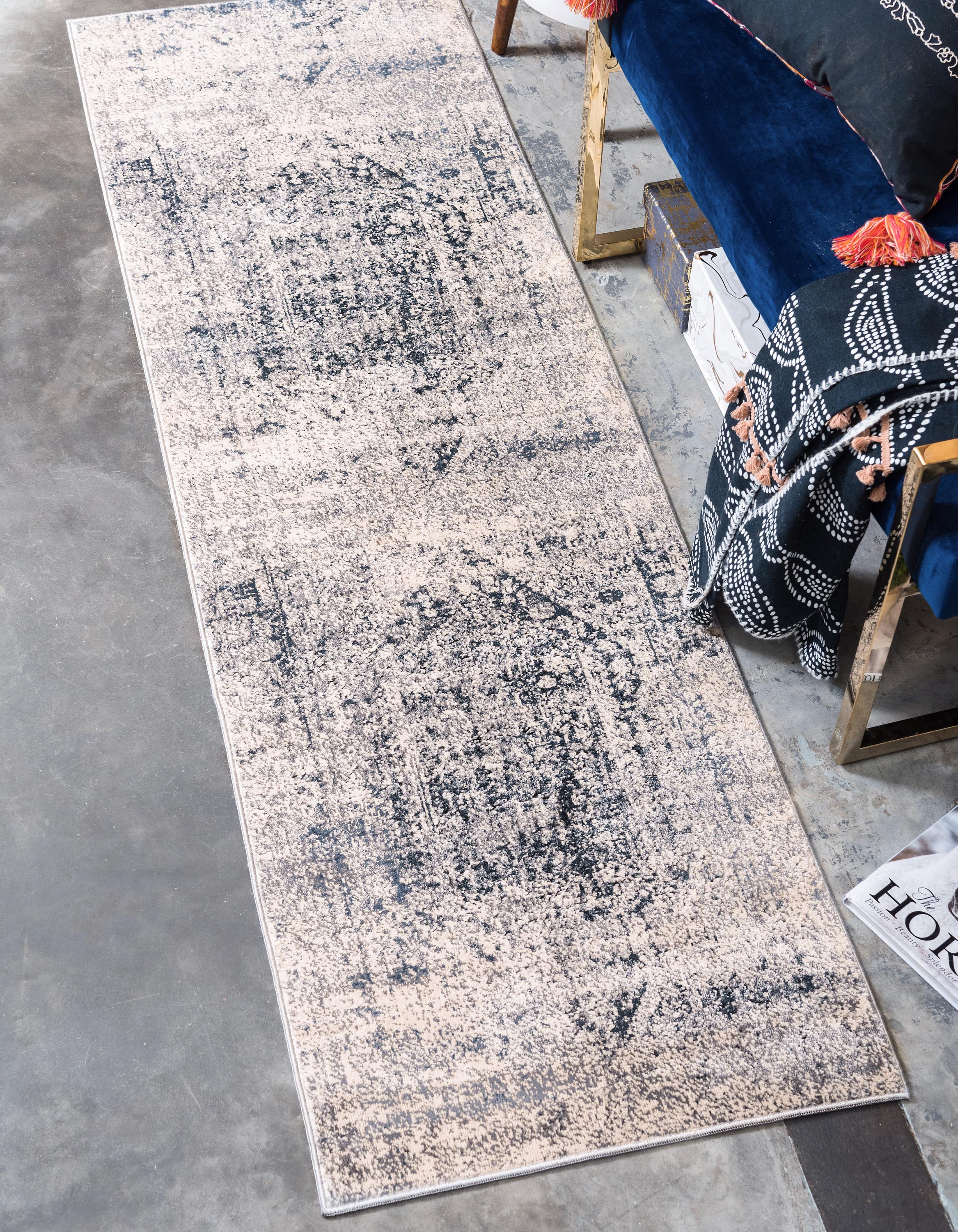 Gray 3' x 13' Villa Runner Rug | Rugs.ca